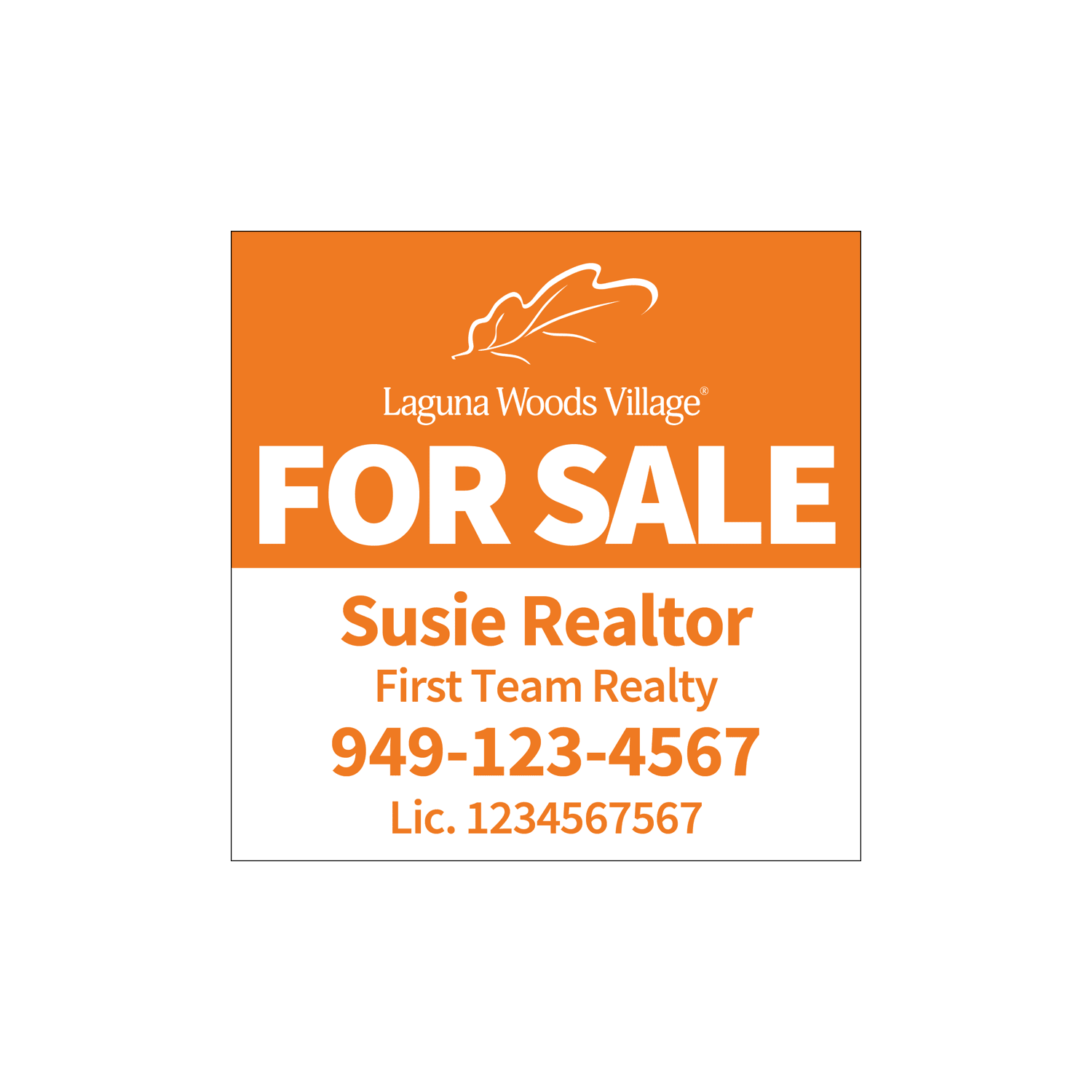 Laguna Woods Village - Listing Sign | 24x24